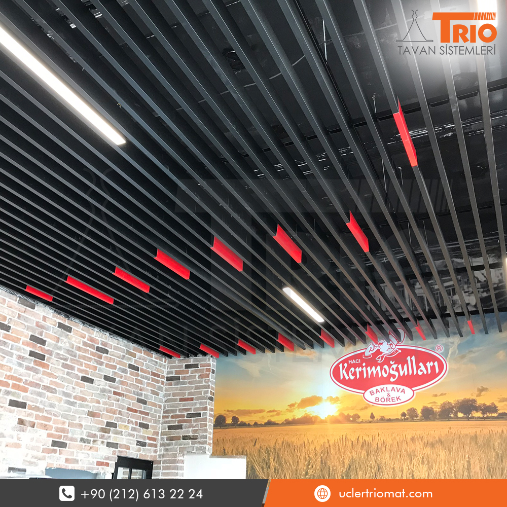 Asma Tavan LED Aydınlatma - Trio Metal Tavan Sistemleri